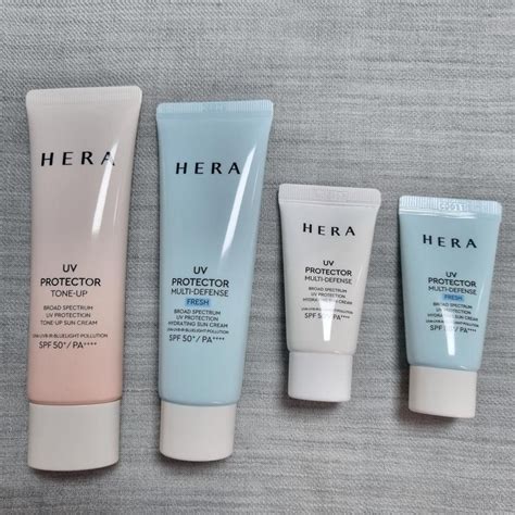 새상품 헤라 Uv 프로텍터 멀티디펜스 프레쉬 50 세컨웨어헬로마켓