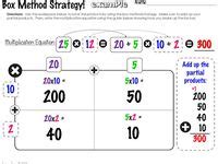Discover Box Method And Multiplication Anchor Charts Ideas Multi Digit Multiplication