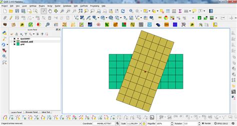 Pyqgis How To Generate A Parameter Defined Rotated Grid In Qgis Gdal