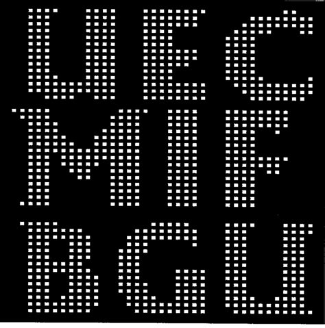 binary image used for the cgh design and aimed to be displayed on the