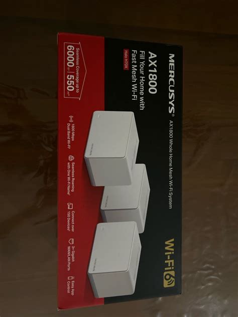 Mercusys Ax1800 Wifi 6 Mesh Computers And Tech Parts And Accessories Networking On Carousell