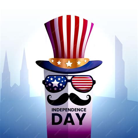 Premium Vector Independence Day Of America Illustration Suitable For
