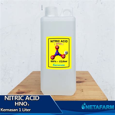 Jual Nitric Acid 68 Hno3 Kemasan 1 Liter Shopee Indonesia