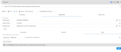Not Able To Upload Assets Using Rest Api In Wso2 Governance Registry
