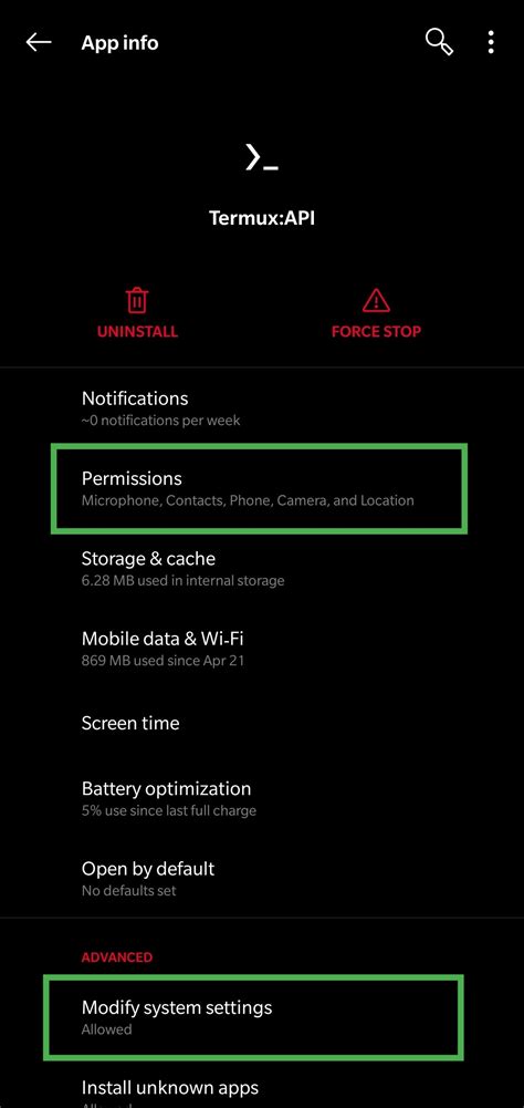 Android 90 Pie The Termux Battery Status Command In Termux Api Does Not Work Stack