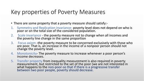 Poverty And Inequality Measurementpptx Debated Sensitive Social