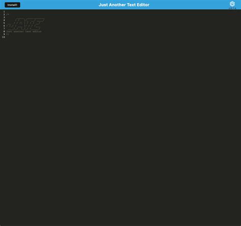 GitHub Mikedotg MG PWA TextEditor An On Off Line Text Editor That Runs In The Browser As A