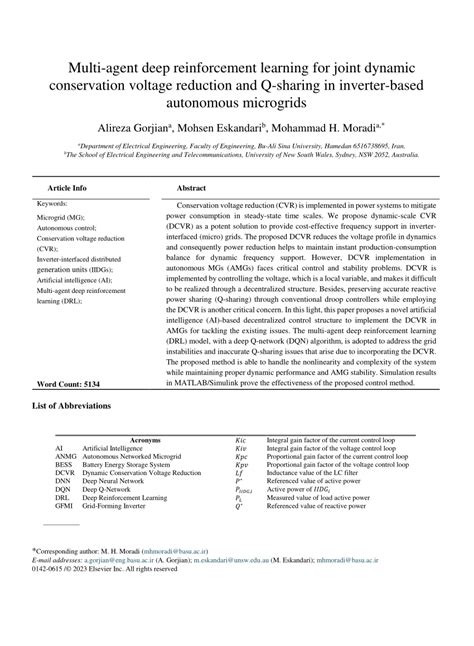 Pdf Multi Agent Deep Reinforcement Learning For Joint Dynamic
