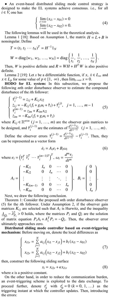Consensus Control For Multiple Euler Lagrange Systems Based On High
