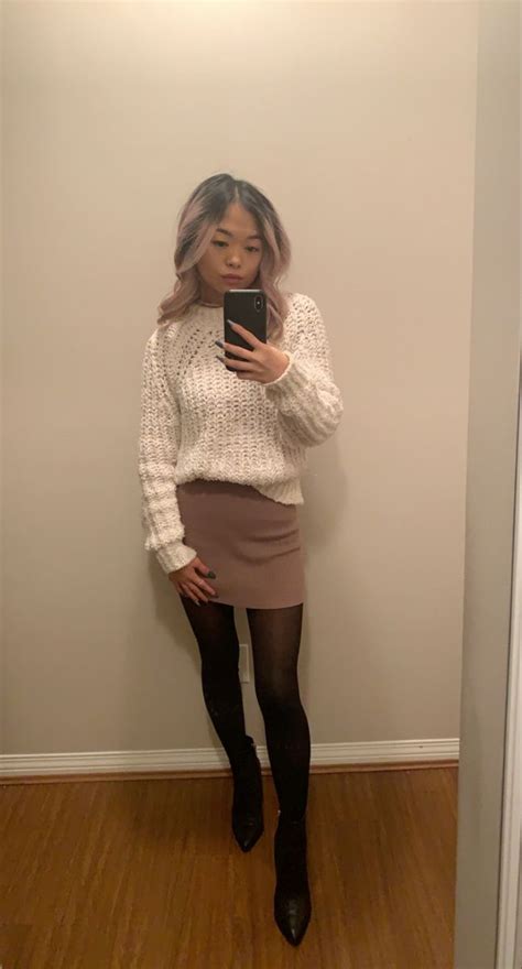 Sweater Weather Fashion Sweater Weather Leather Skirt
