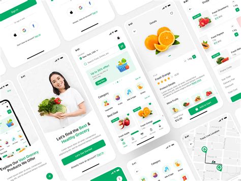 Grocery Store App Ui Design 3 Images Behance