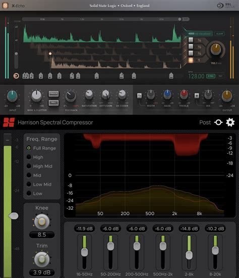 Solid State Logic X Echo And Harrison Mpc Spectral Compressor Plug In