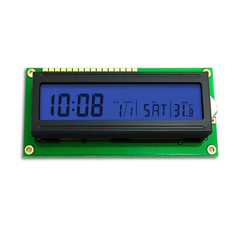 cheap high quality industrial matrix segment mono lcd monitor 16x2 dots cog lcd with 16 pin