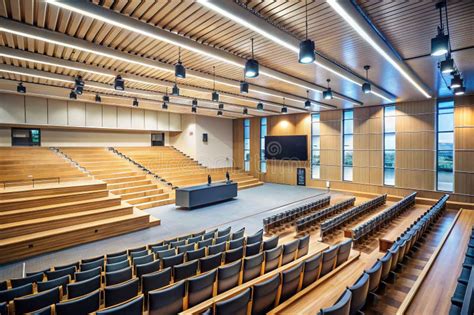 Empty Lecture Hall Visual Conceptual Design For Educational Spaces Architectural Renderings And