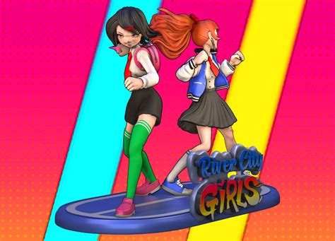 🏙️ Kyoko And Misako River City Girls・ Stl File For 3d Printing・cults