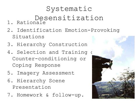 Ppt Systematic Desensitization Powerpoint Presentation Free Download