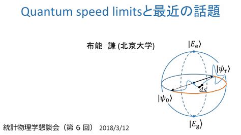 Pdf Quantum Speed Limitsと最近の話題 Gakushuin Dokumentips