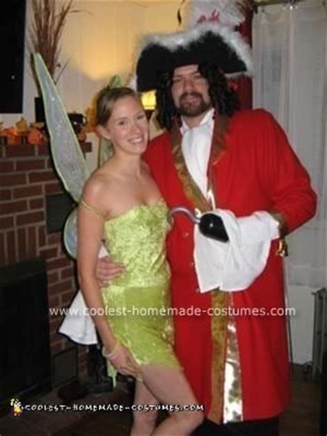 Coolest Homemade Tinkerbell And Captain Hook Couple Costumes