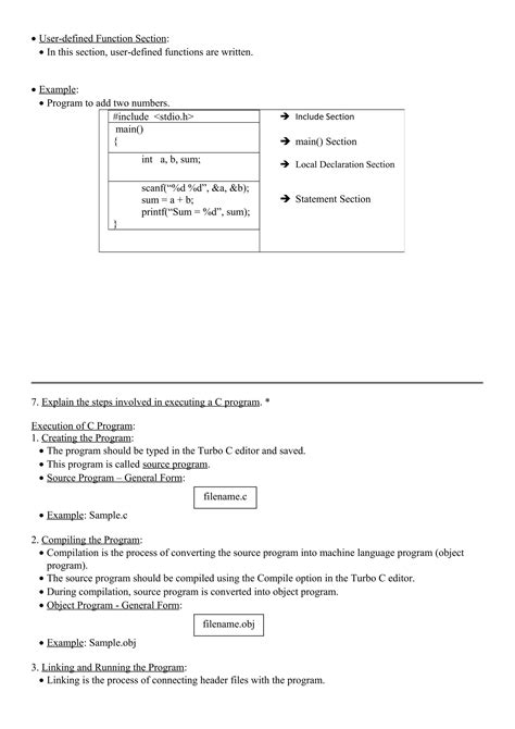 Programming In C Notes Doc