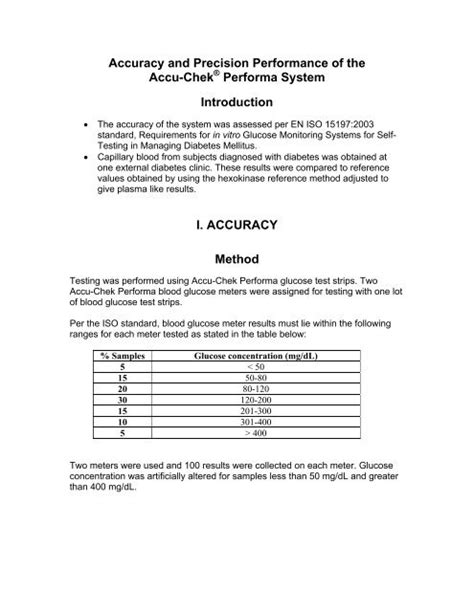 Accu Chek Meter Comparison Chart Ponasa