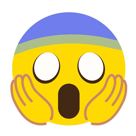 Frightened Face Emoji Png File 9931814 Png