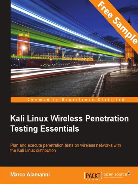 Kali Linux Wireless Penetration Testing Essentials Sample Chapter Pdf Ieee 802 11
