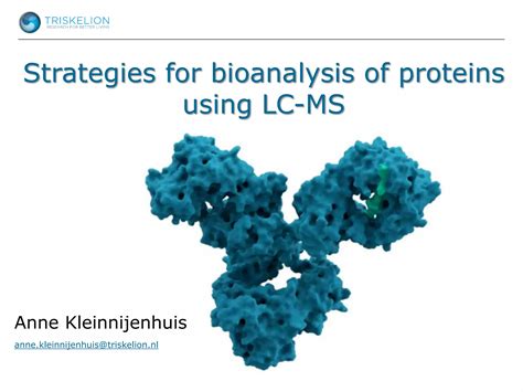 Strategies For Bioanalysis Of Proteins Using Lc Ms Pptx Chemistry Science
