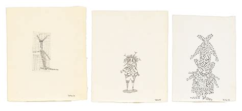 Wesley Wehr Wa 1929 2004 3 Drawings Auction