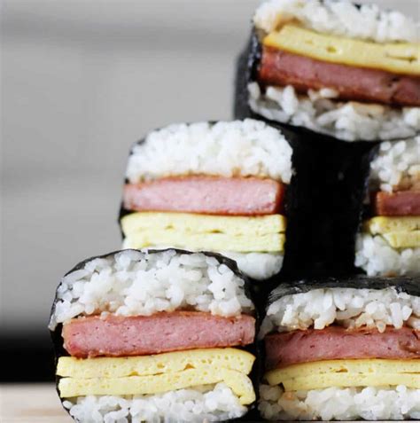 Spam Musubi With Egg Recipe Delicious Not Gorgeous