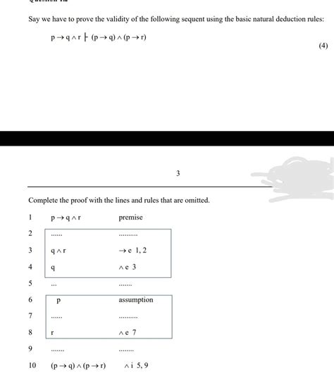 Solved Say We Have To Prove The Validity Of The Following Chegg