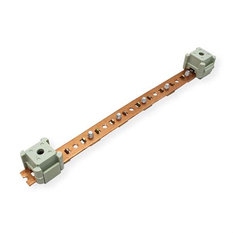 Roline Potential Equalisation Rail 220mm Incl Earthing Cable Secomp