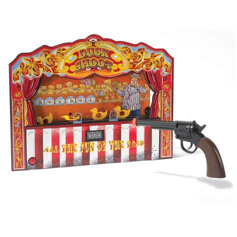 The Carnival Duck Shooting Game - Hammacher Schlemmer