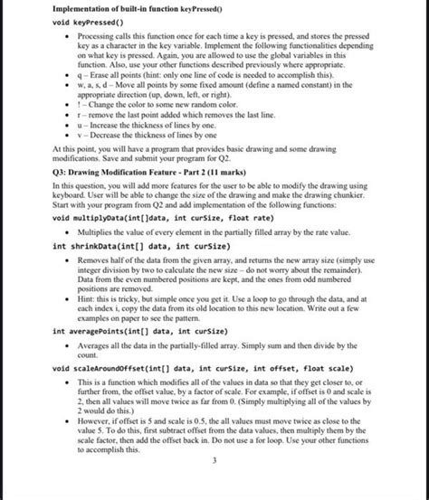 Solved Simple Drawing Program 40 Marks Implement A Simple