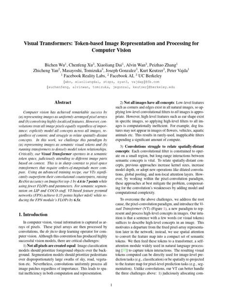 Deep Learning Paper About Vit Pdf Computer Vision Applied Mathematics