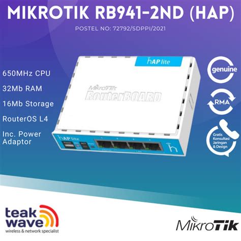 Jual Mikrotik Routerboard 941 2nd Hap Lite Rb941 2nd Jakarta Pusat Teakwave Tokopedia