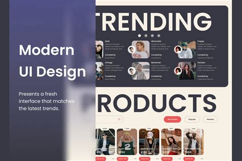Fashion Store Landing Page Website Template Behance