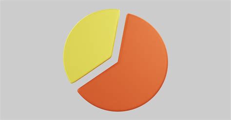Pie Chart With Overlapping Segments 3d Incl Analysis And Circle Envato