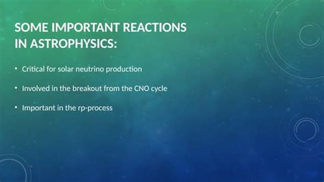 Nuclear Astro Ppt Asymptotic Normalization Coefficient Ppt