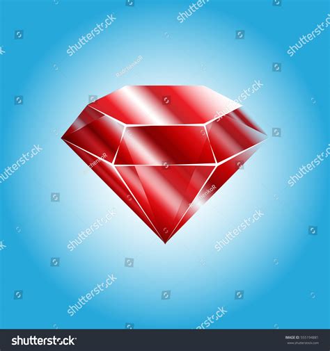 Ruby Stock Vector Royalty Free 555194881 Shutterstock