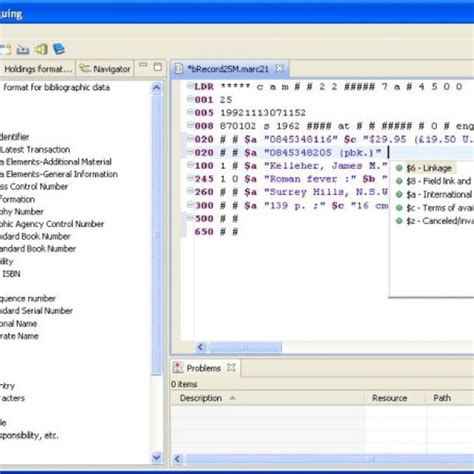 Eclipse Editor For Marc Records In The Eclipse Editor For Marc Download Scientific Diagram
