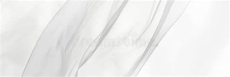 Abstract White Fabric Texture With Soft Folds Elegant Minimalist Background For Design Stock