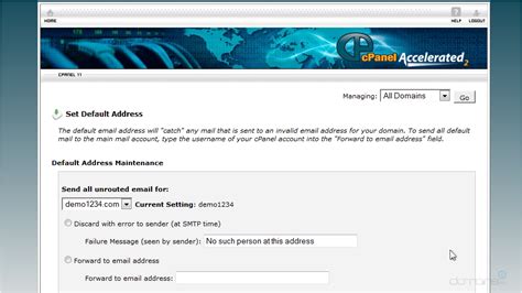 How To Set Your Default Address In CPanel Domains Co Za Knowledge Base