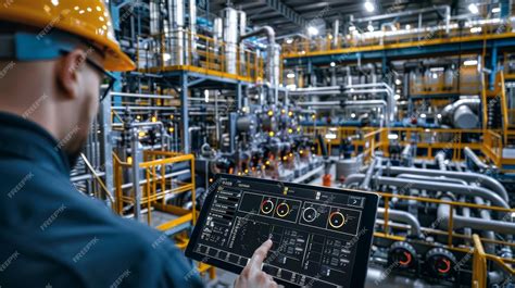 Premium Photo Remote Monitoring Of Industrial Equipment Using Iot