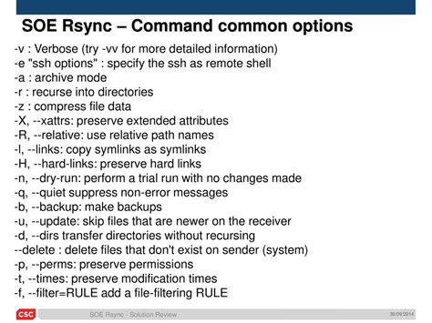 Overview Soe Rsync Sep Ppt Download
