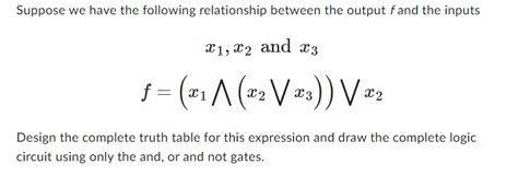 Solved Suppose We Have The Following Relationship Between Chegg Com