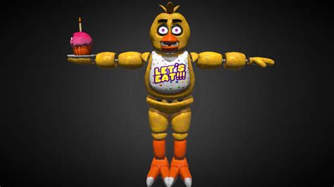 Chica The Chicken Fnaf Ar Download Free 3d Model By Gotbeans Owen Cameron [8b6d237