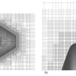 Block Structured AMR Grid For A Reentry Capsule A Configuration Download Scientific Diagram
