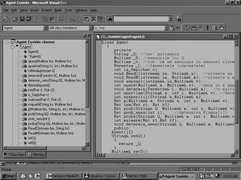 The Main Class Of The Agent Download Scientific Diagram
