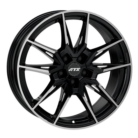 Janta Aliaj Ats Force Diamond Black Frontpolished 85j X 19 5 Pcd