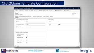 Click Clone Copy Clone Dynamics CRM Records PPTX Databases Computer Software And